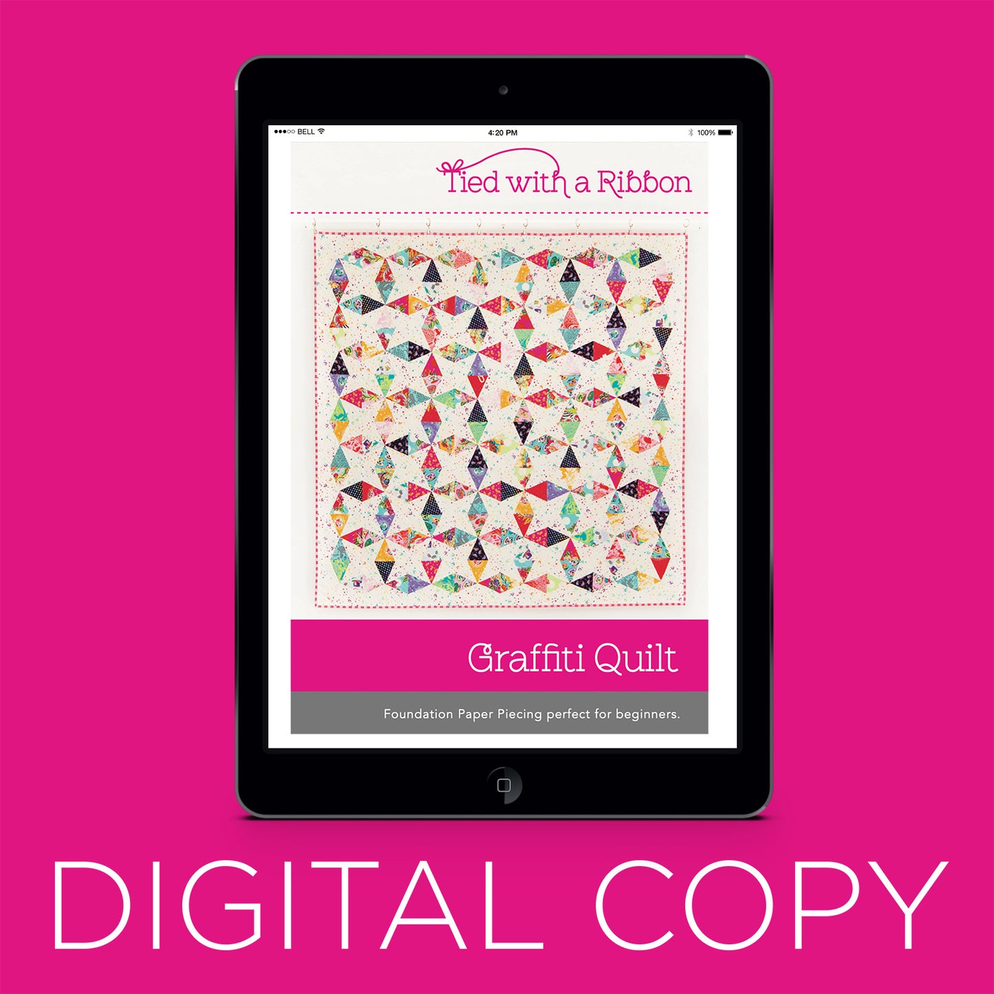 Digital Download - Graffiti Quilt Pattern