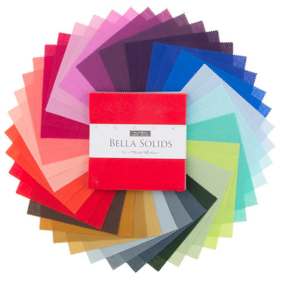 Bella Solids New Colors August 2018 Charm Pack