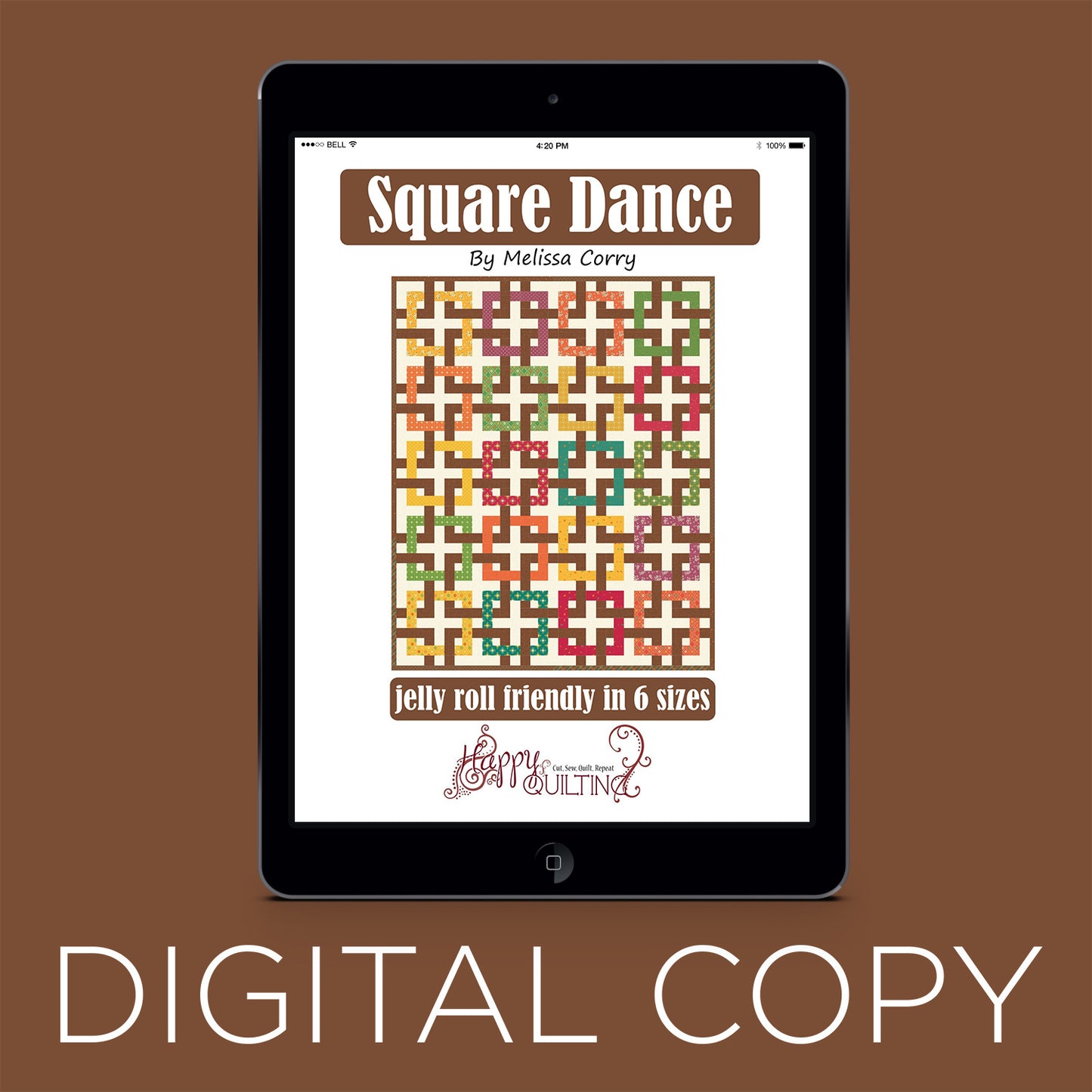 Digital Download - Square Dance Quilt Pattern