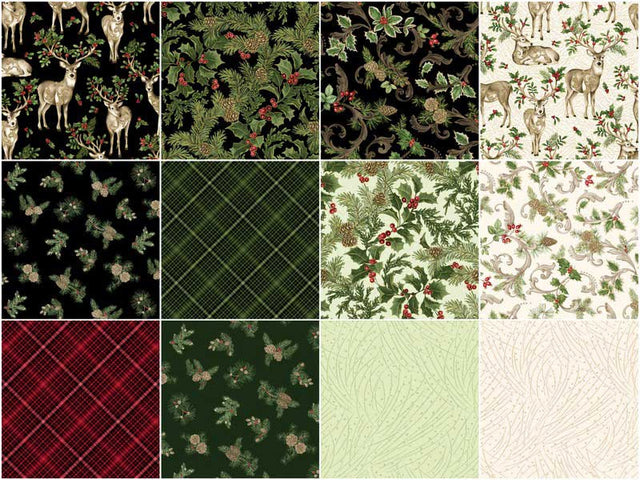 Winter In The Pines Fat Quarter Bundle