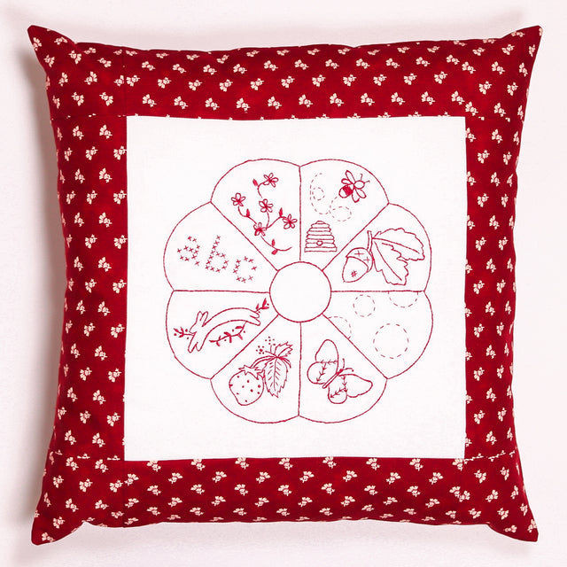 Redwork Dresden Embroidery Sampler Kit