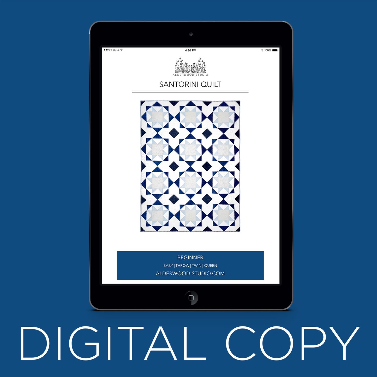 Digital Download - Santorini Quilt Pattern