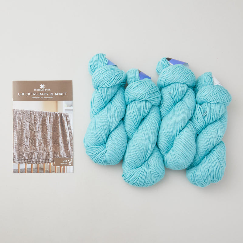 Checkers Baby Blanket with Sara Delaney