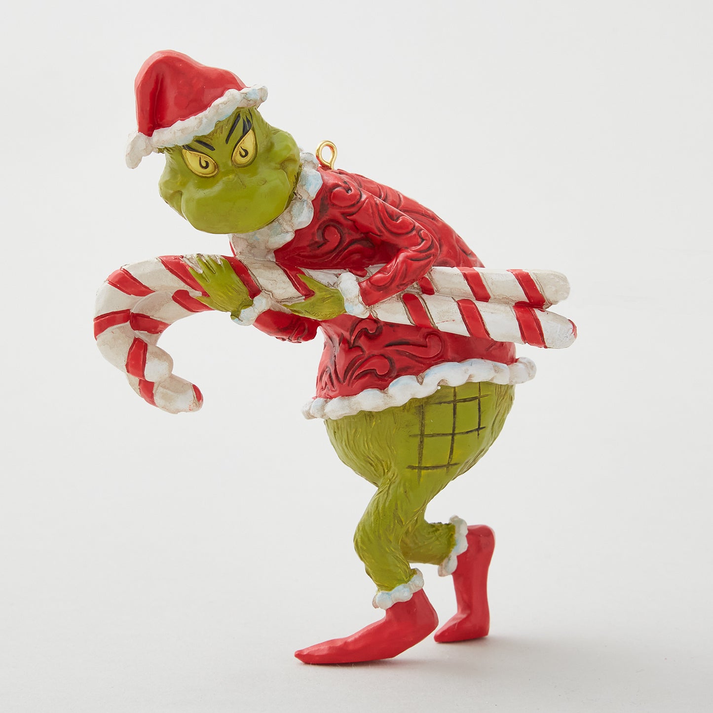 Jim Shore Dr. Seuss Grinch Candy Canes Ornament