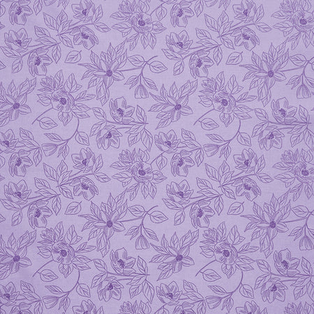 Color Me Pretty - Flora Lavender Yardage