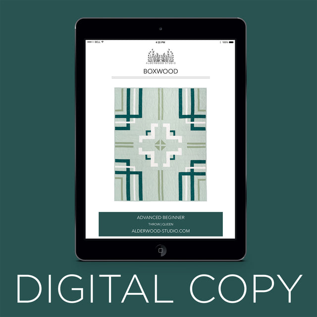 Digital Download - Boxwood Quilt Pattern