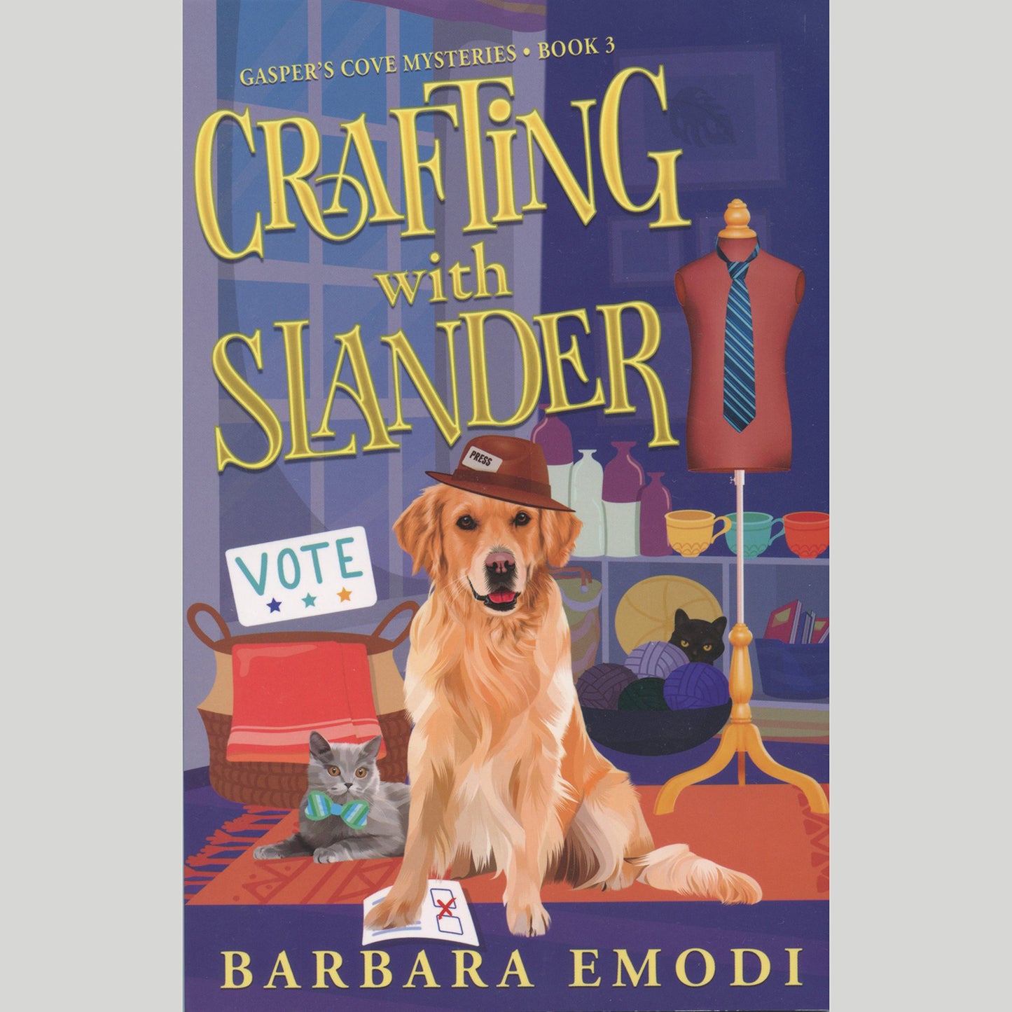 Crafting with Slander - A Gasper's Cove Cozy Mystery Novel Book 3