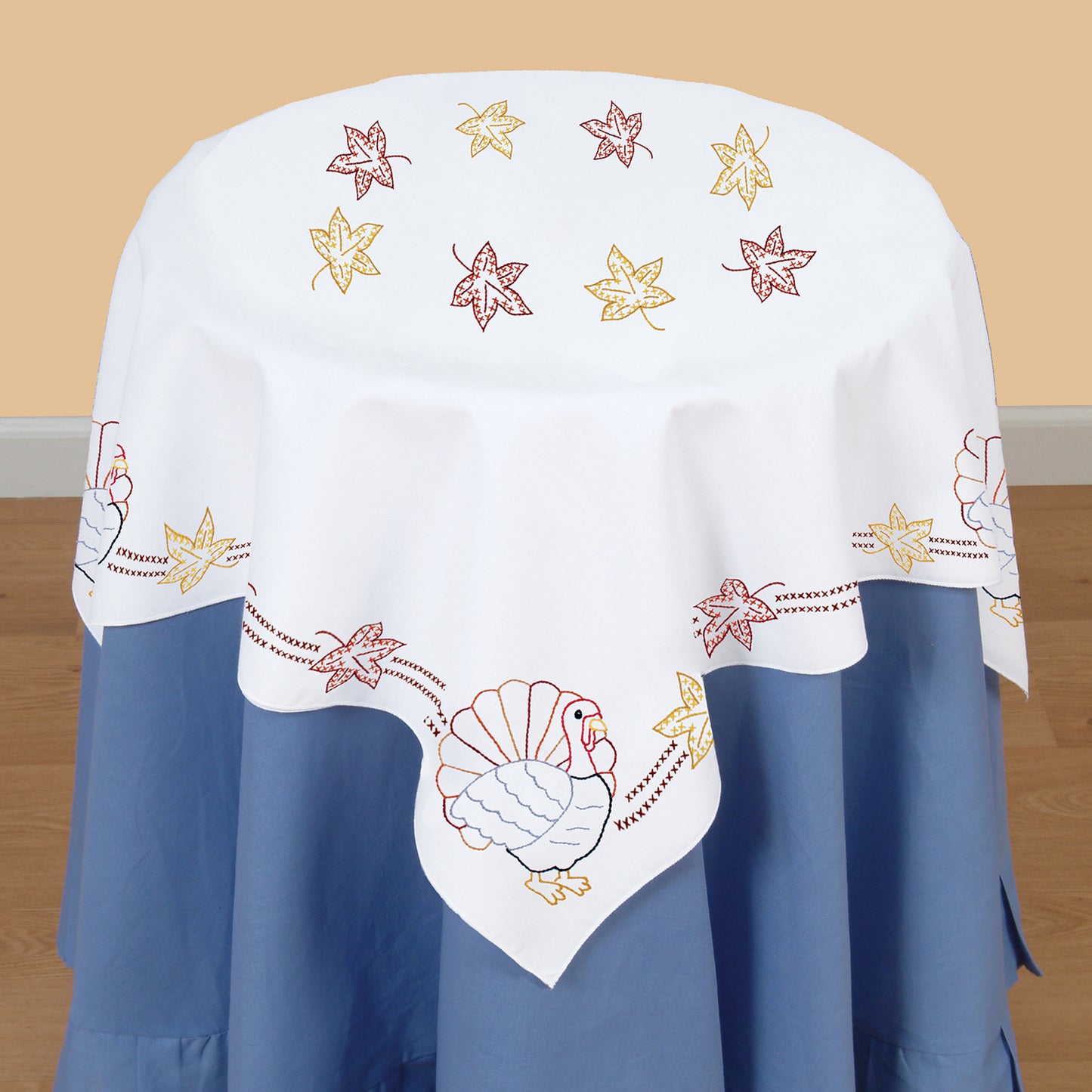 Thanksgiving Embroidery Table Topper Kit