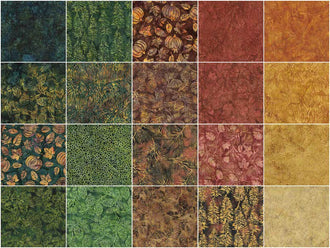 Fall Gatherings Batiks Fat Quarter Bundle