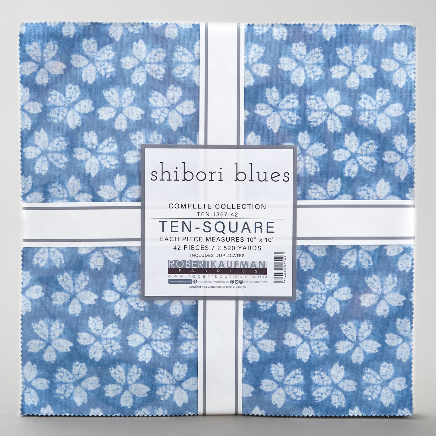 Shibori Blues 2024 Ten Squares