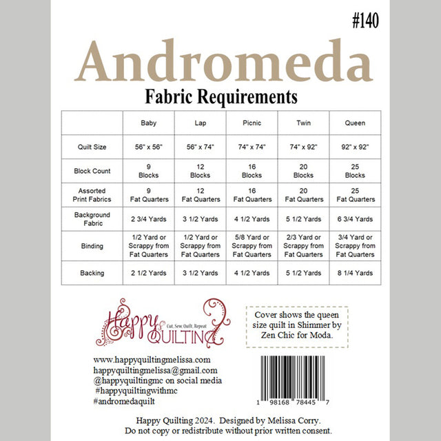 Digital Download - Andromeda Quilt Pattern