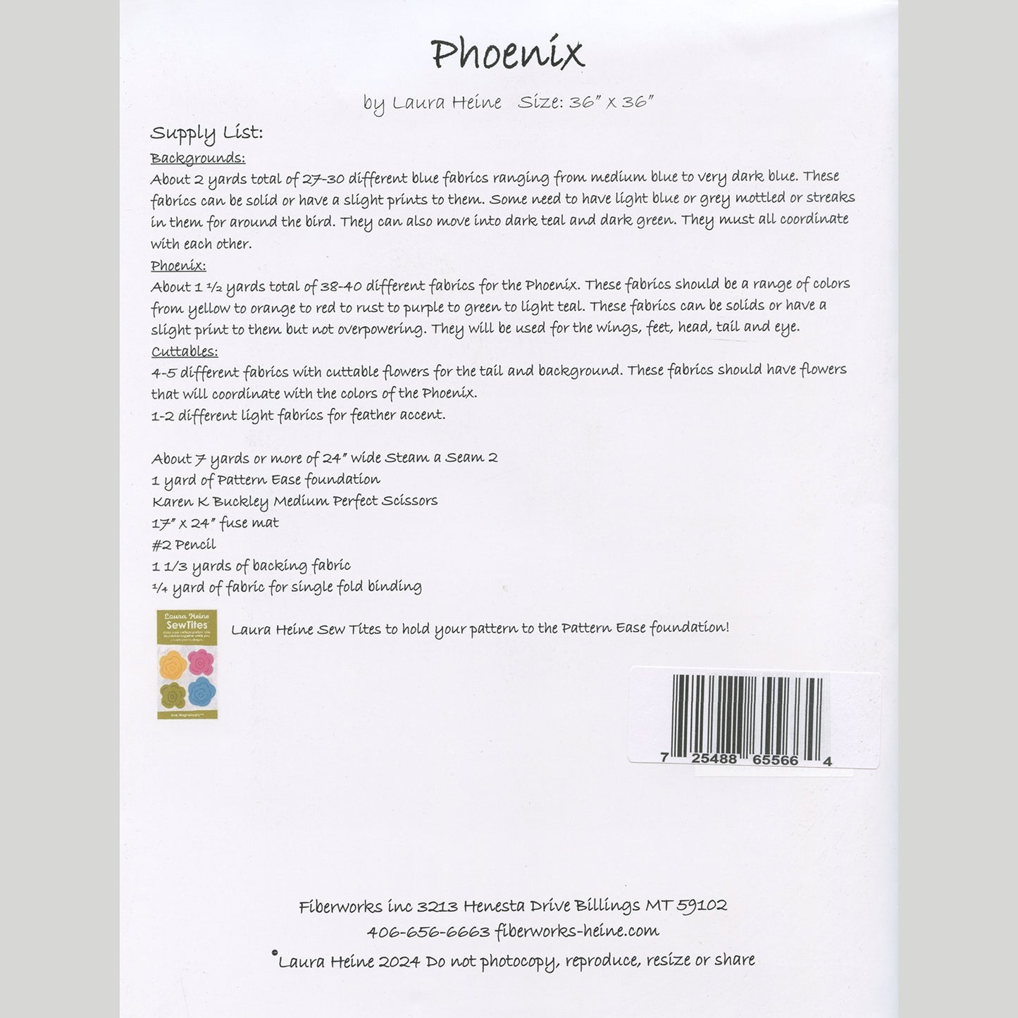 Phoenix Collage Pattern