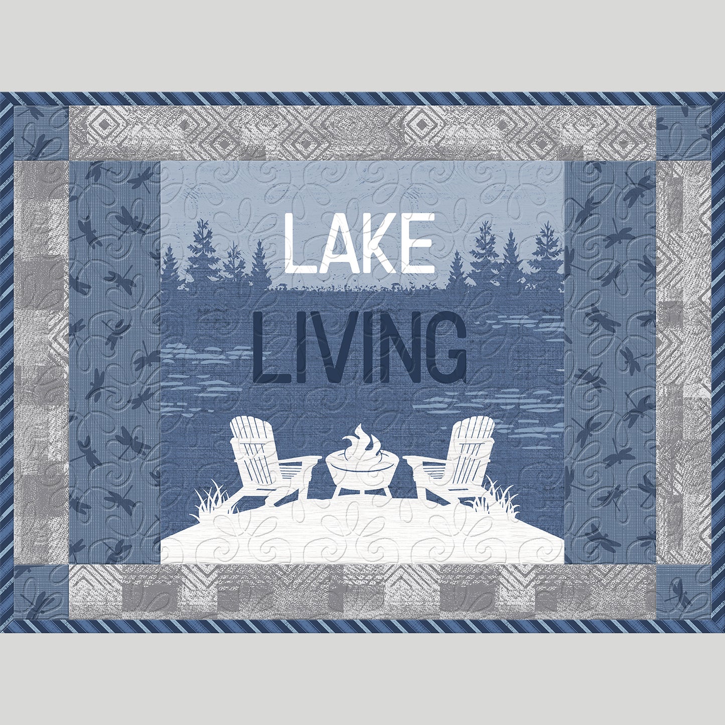 Lake Retreat Place Mats Kit