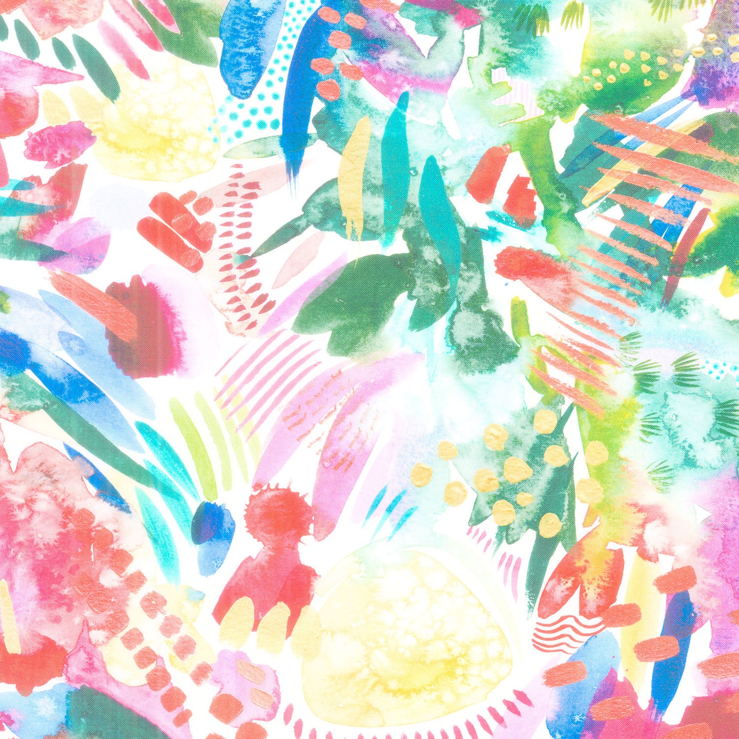 Coming Up Roses - First Sight Cloud Rainbow Yardage