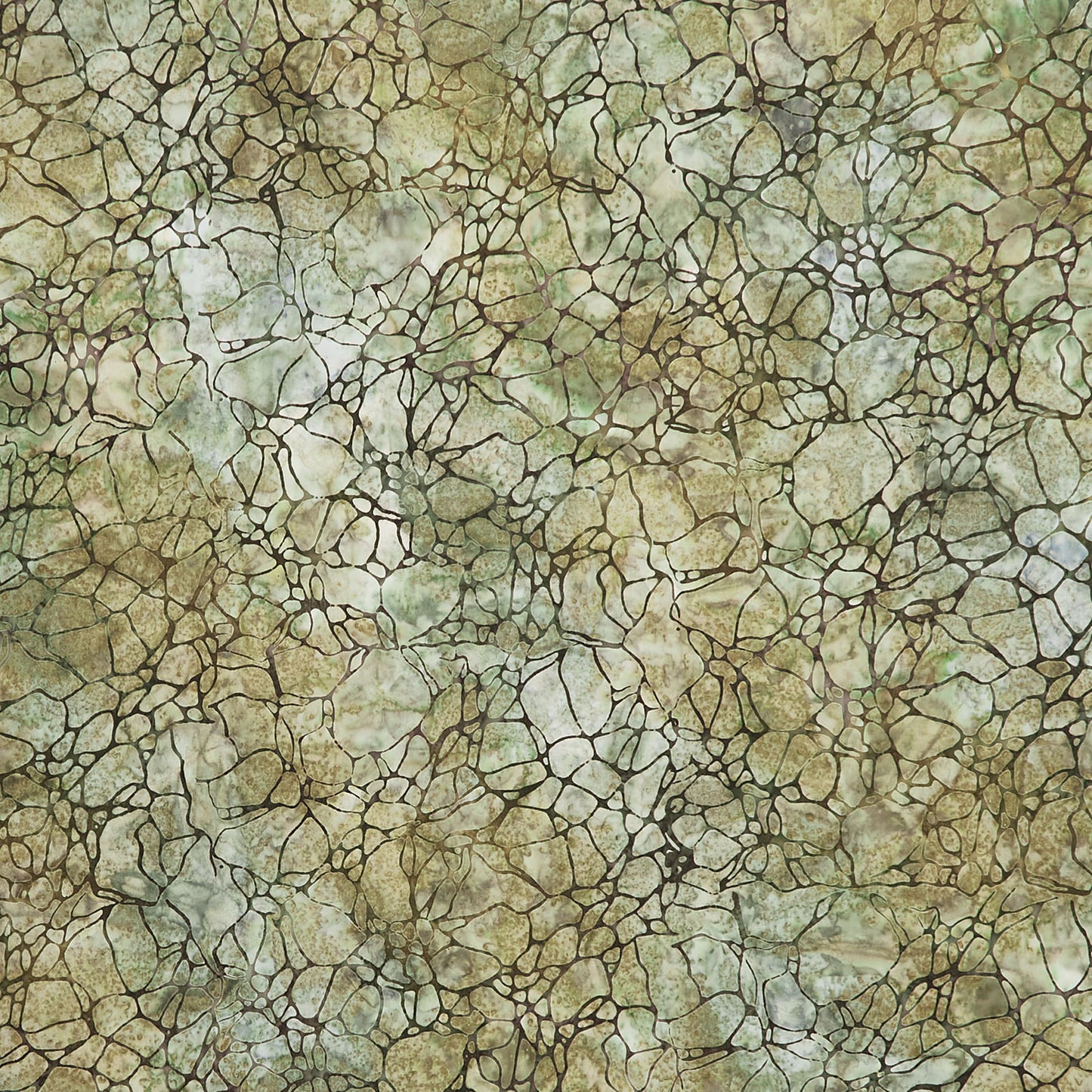Artisan Batiks - Patterns in Nature Crackle Avocado Yardage