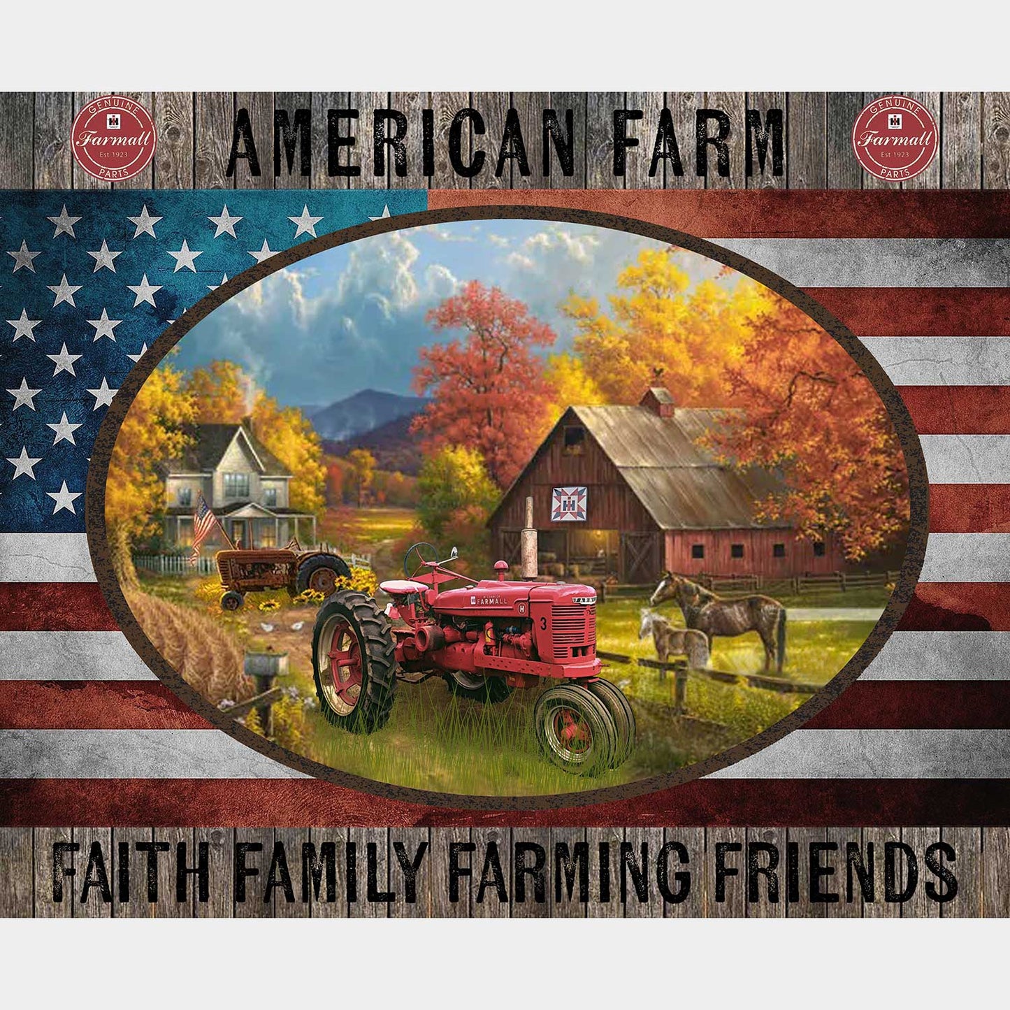 Farmall - Patriotic Farm Multi Panel