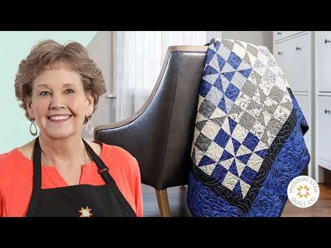 Disappearing Half-Square Triangle Nightfall Quilt Pattern by Missouri