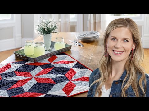 Firework Table Topper Pattern by Missouri Star
