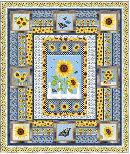 Sunny Sunflowers Quilt 1