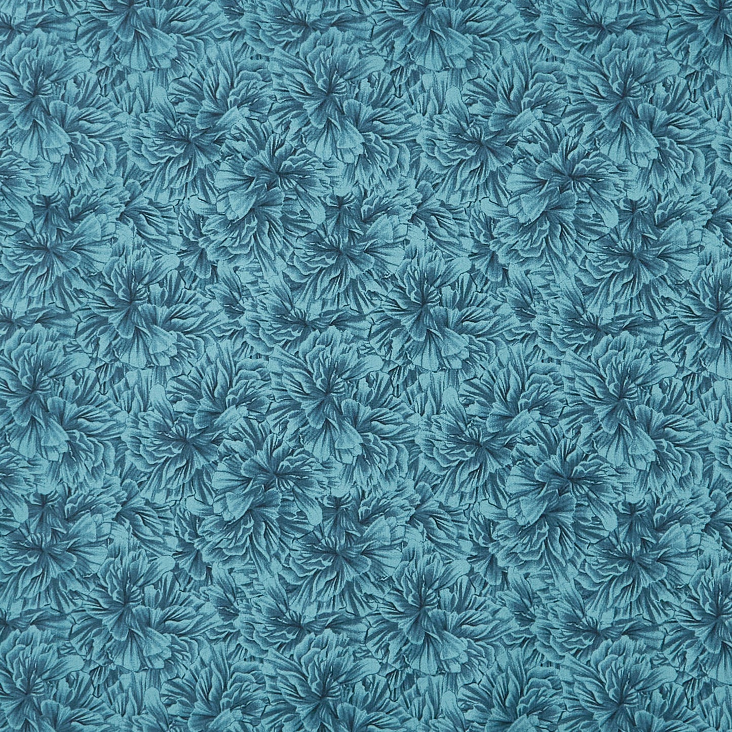 Midnight Garden - Petal Texture Teal Yardage