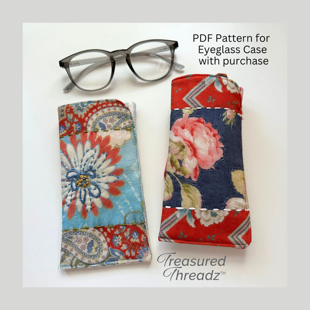 Treasured Threadz™ Roses & Daises Patchwork Panel