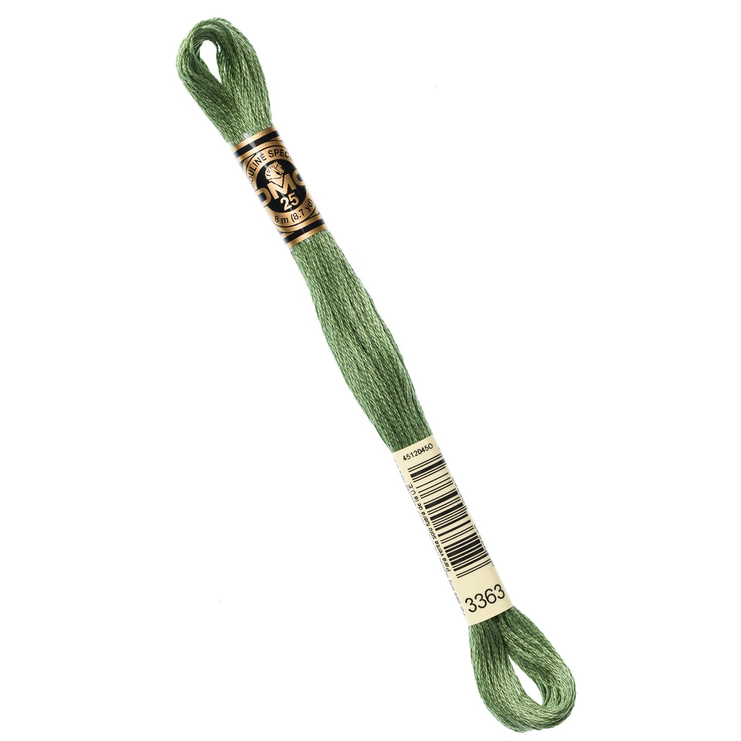 DMC Embroidery Floss - 3363 Medium Pine Green