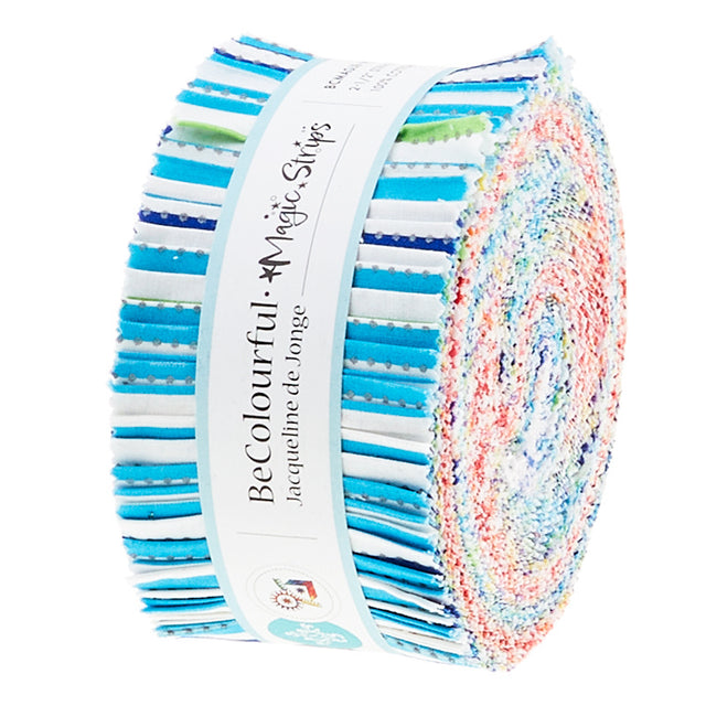 Be Colorful - Straight Stripe Metallic 2 1/2" Strips