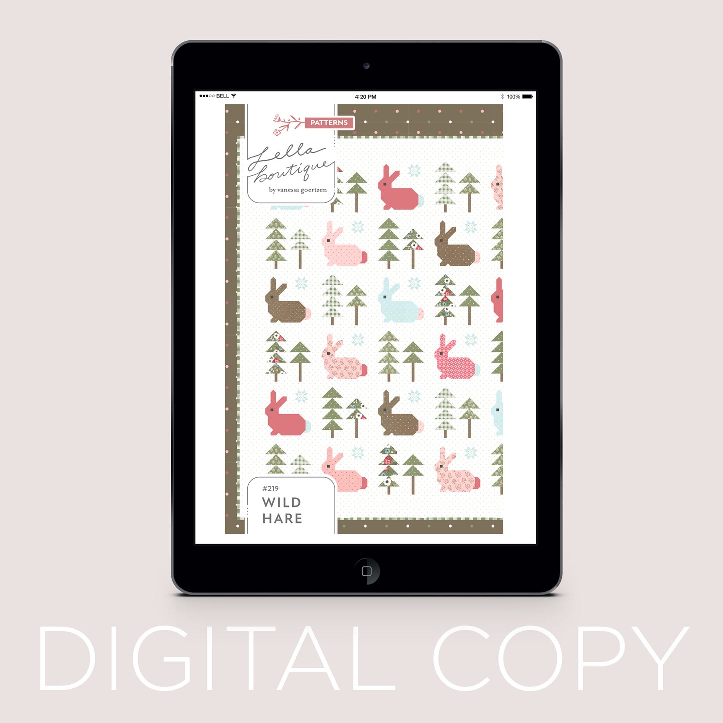 Digital Download - Wild Hare Quilt Pattern
