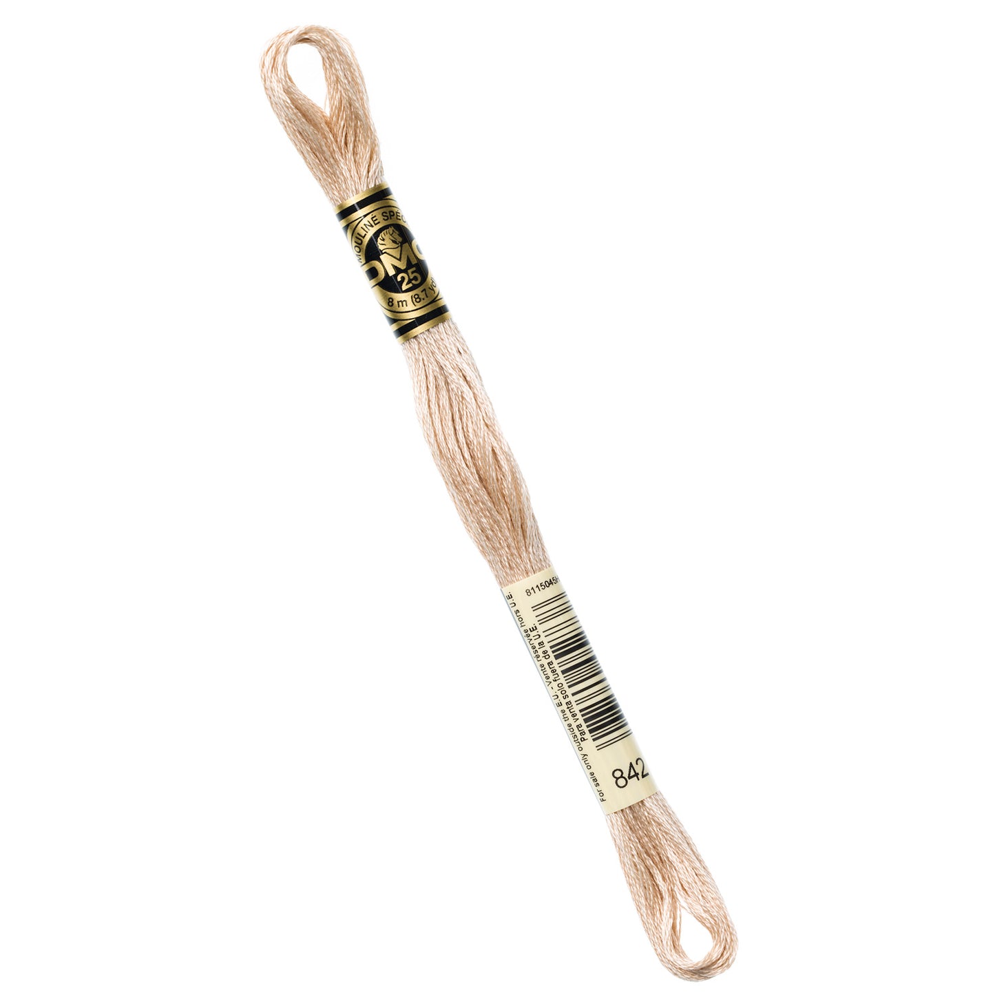 DMC Embroidery Floss - 842 Very Light Beige Brown