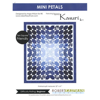 Kasuri Mini Petals Quilt Kit