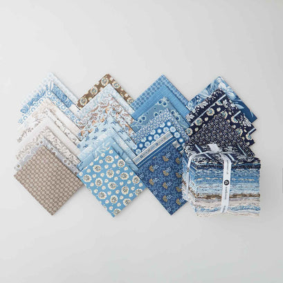 Cocoa Blue Fat Quarter Bundle