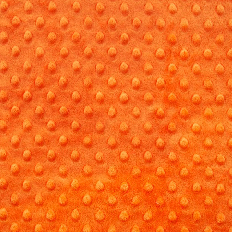 Cuddle® Embossed Dimple - Orange 60" Minky Yardage