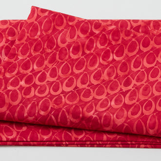 Rainbow Celebration Batiks - Ribbon Red Redwood 2 Yard Cut