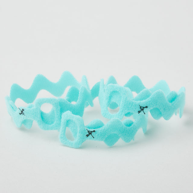 Cord Wrap, Ric Rac - Set of 3, Teal