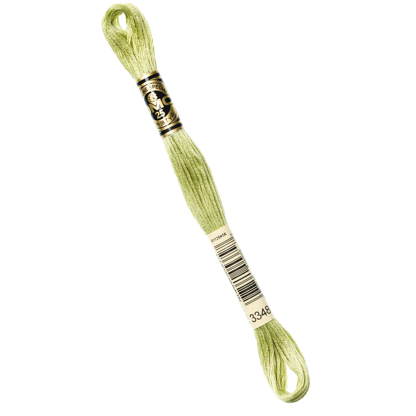 DMC Embroidery Floss - 3348 Light Yellow Green