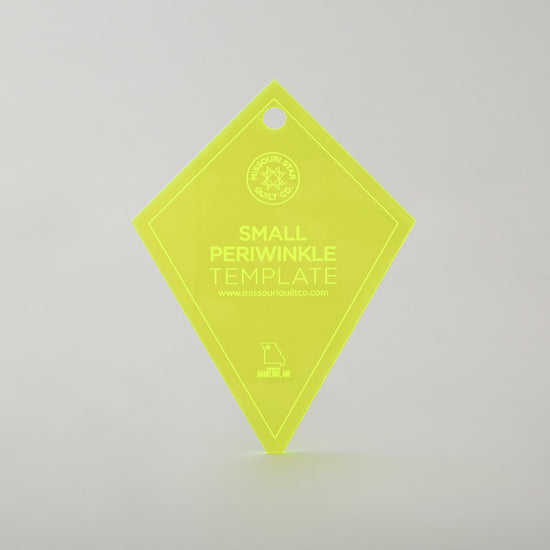 Missouri Star Small Periwinkle (Wacky Web) Template for 5" Charm Packs