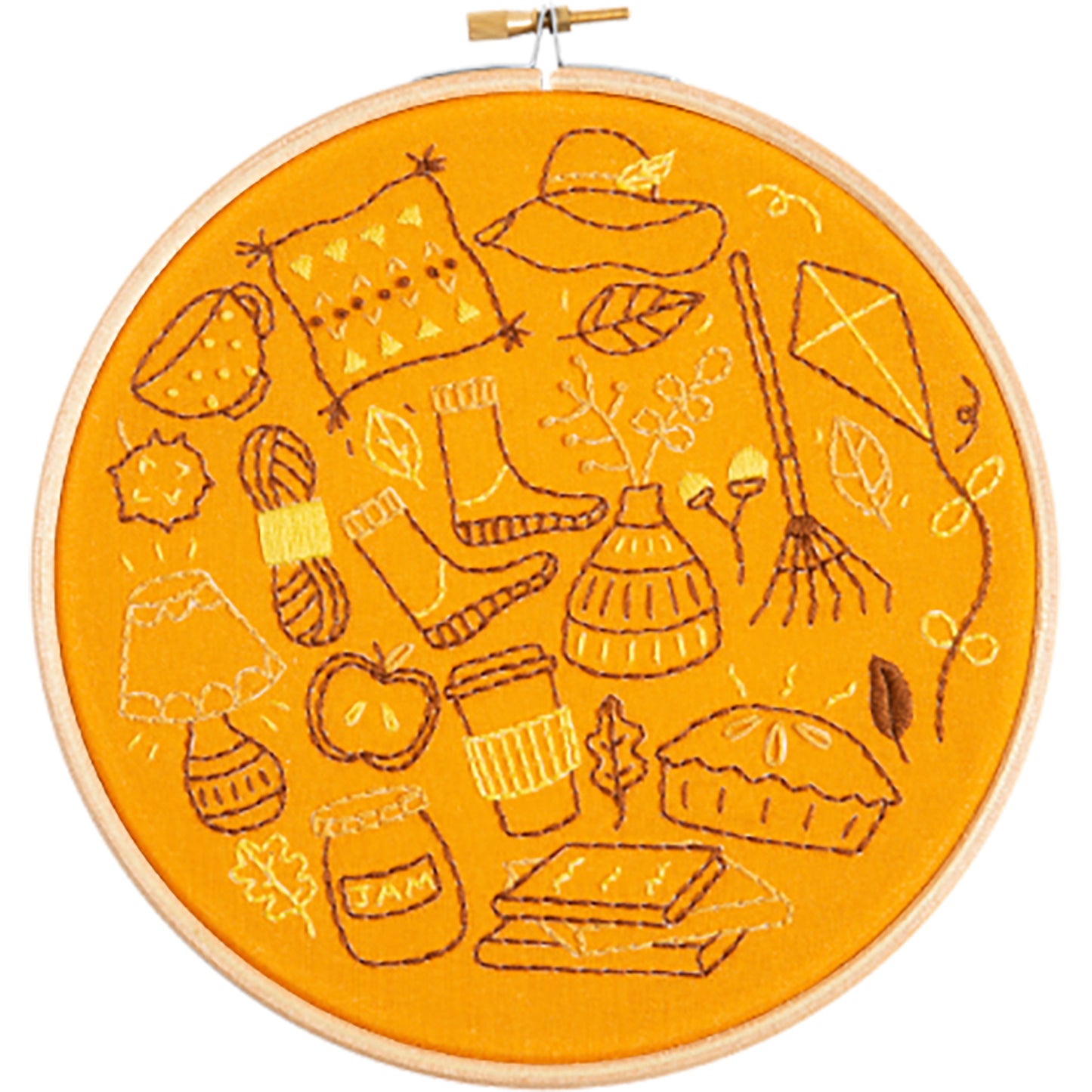 Autumn Doodles Embroidery Kit