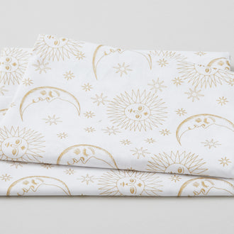 Metallic Celestial - White 2 Yard Cut