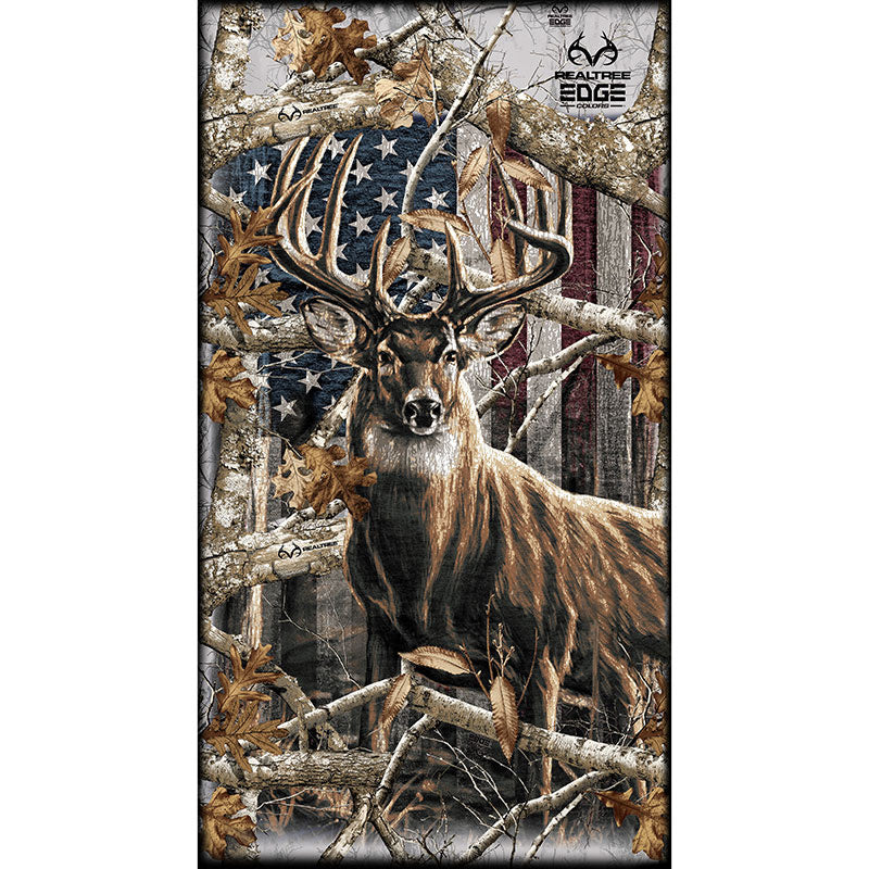 Realtree - Patriotic Deer with Flag Multi Panel