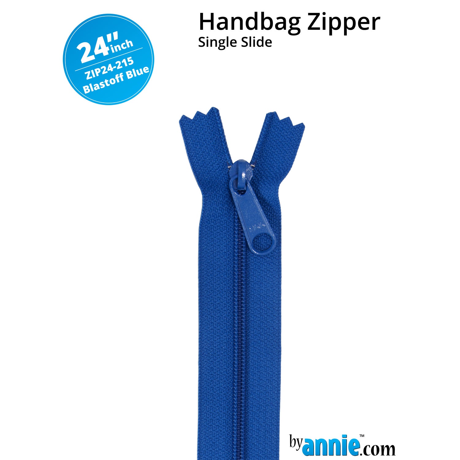 ByAnnie 24" Zipper - Blastoff Blue