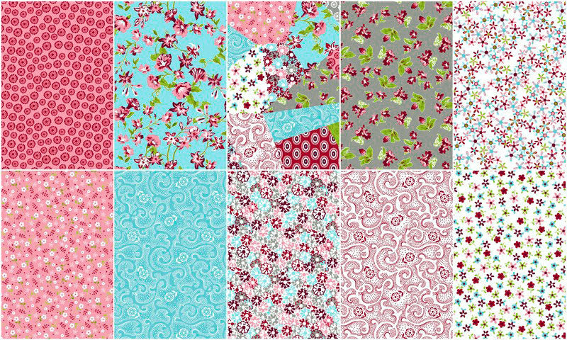 Pretty Patch Favorites 10 Piece Fat Quarter Bundle