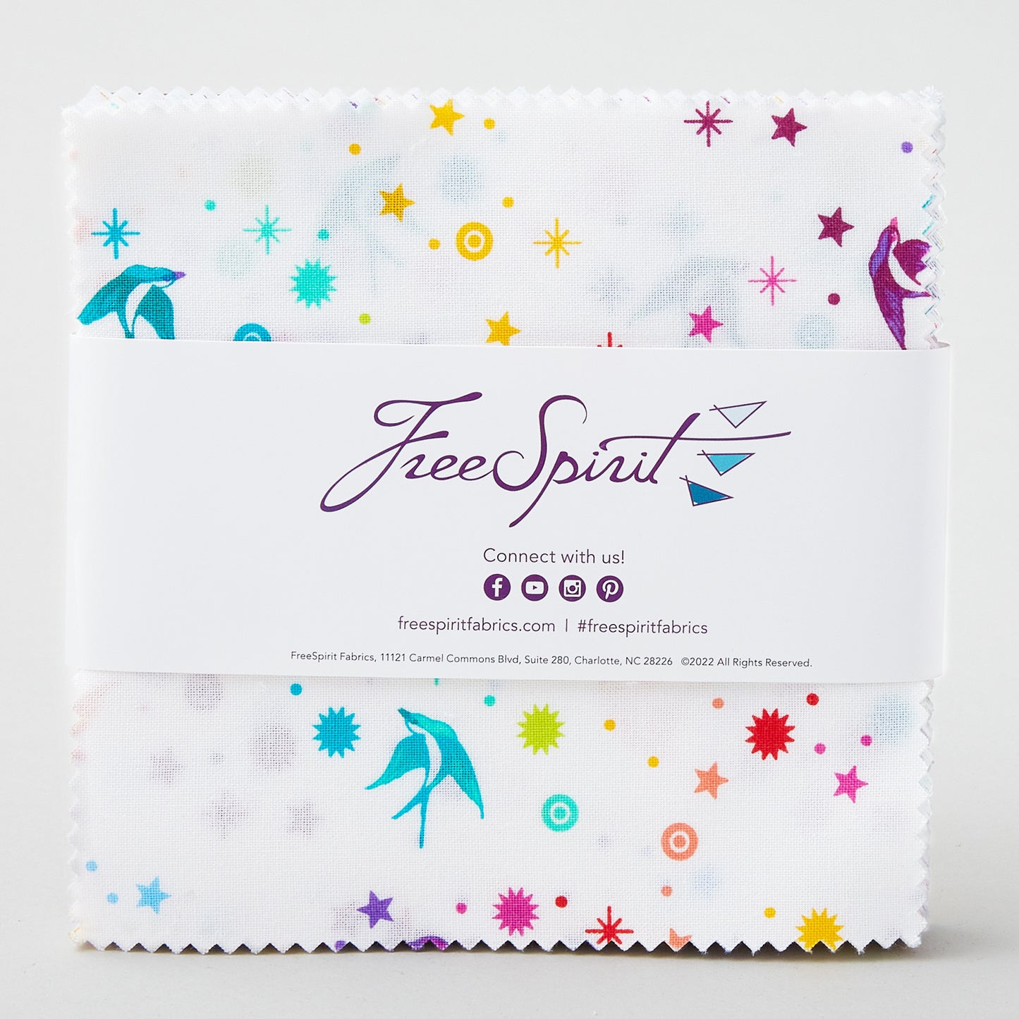 Tula Pink's True Colors - Fairy Dust White Charm Pack