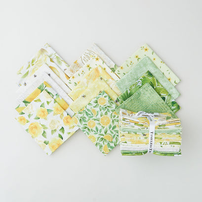 Lemon Bouquet Digitally Printed Fat Quarter Bundle