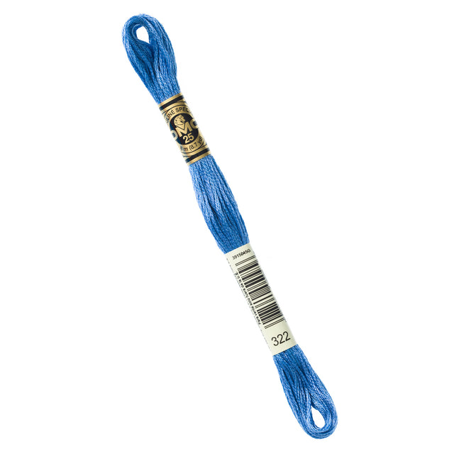 DMC Embroidery Floss - 322 Dark Baby Blue