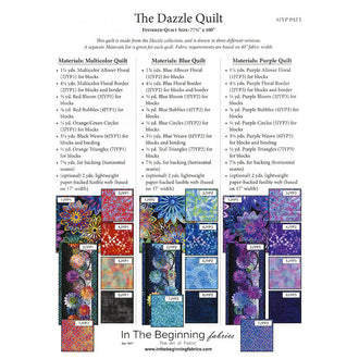 The Dazzle Quilt Pattern