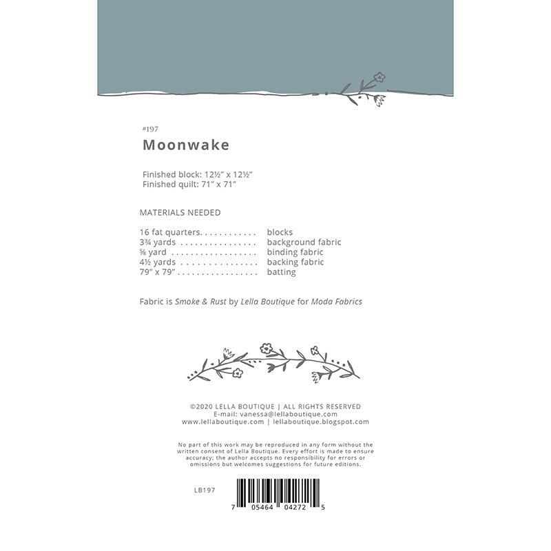 Digital Download - Moonwake Pattern