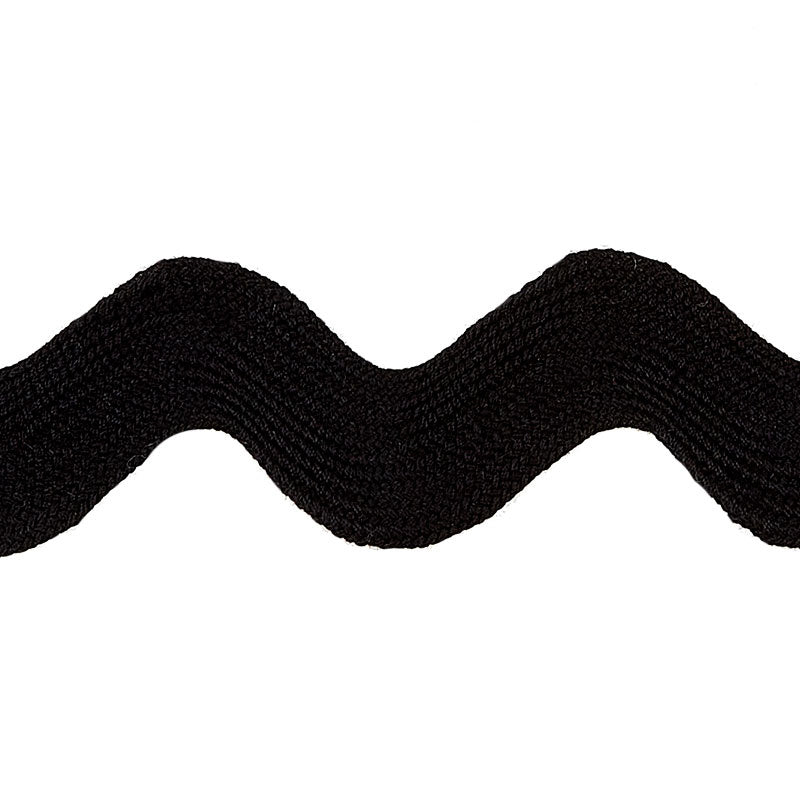 Black Jumbo Ric Rac (1 3/8" Poly)
