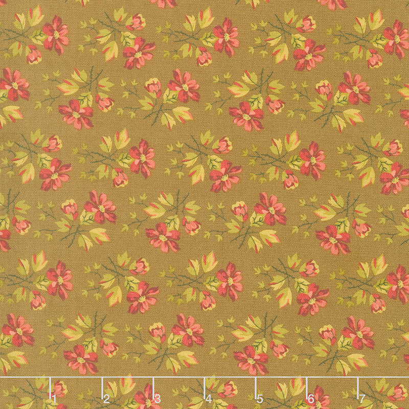 Primrose - Wildflower Deep Ochre Yardage
