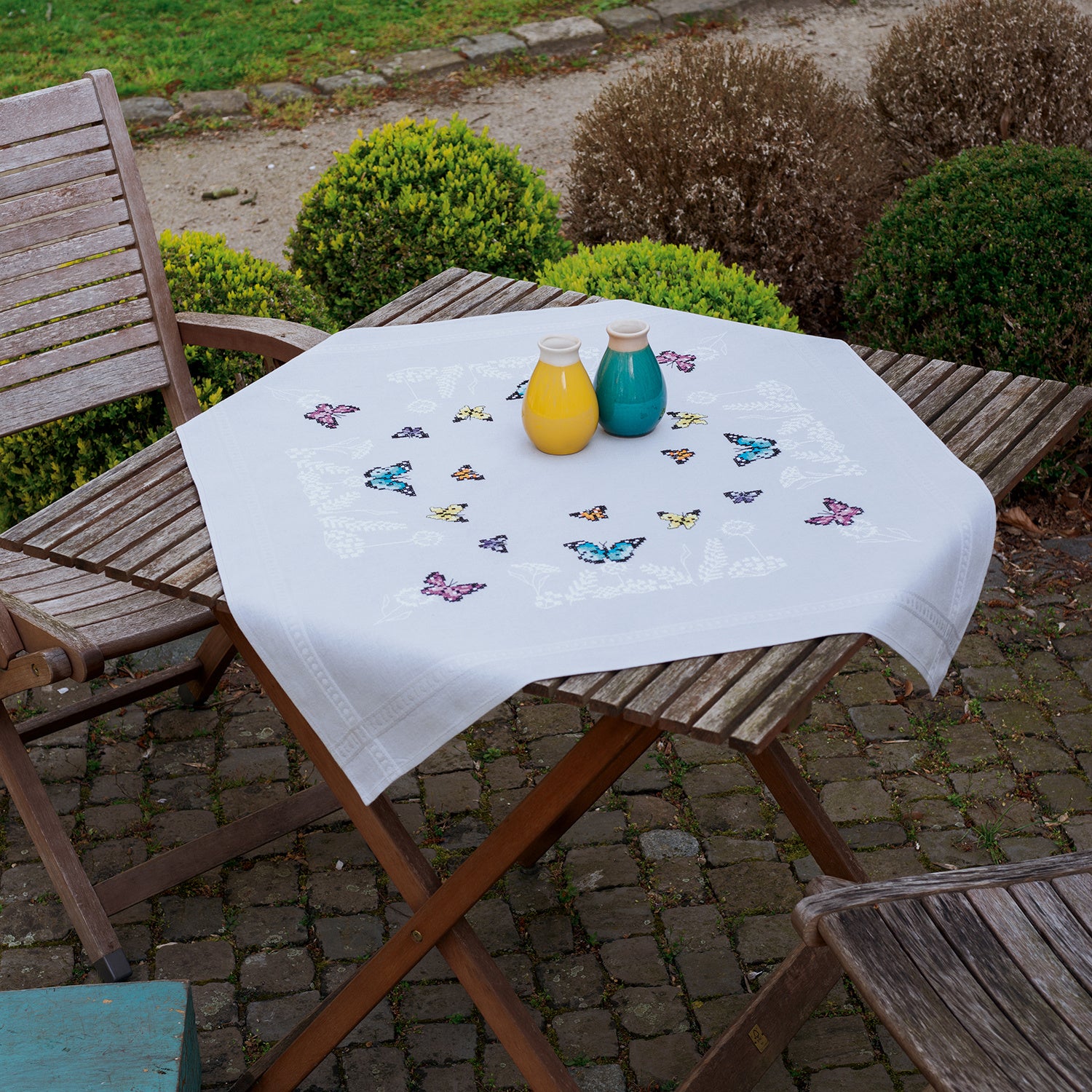 Butterfly Dance Table Topper Embroidery Kit