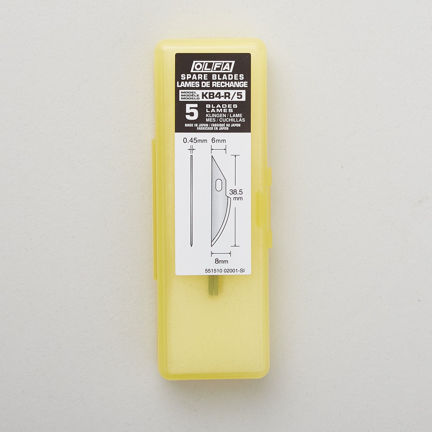 Olfa Curved Craft Knife Replacement Blades - 5 Pack